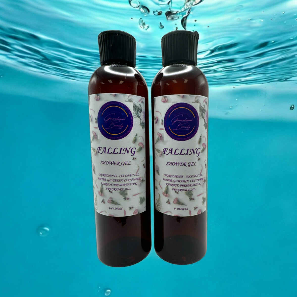 Falling Shower Gel – Blissful-Soap